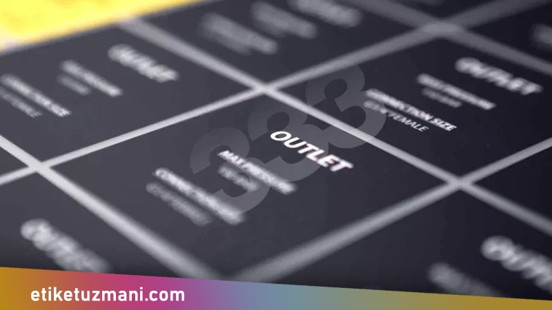 Etiket Uzmanı - Etiket Bizden Sorulur - Metal Etiket - UV Baskı - Ankara